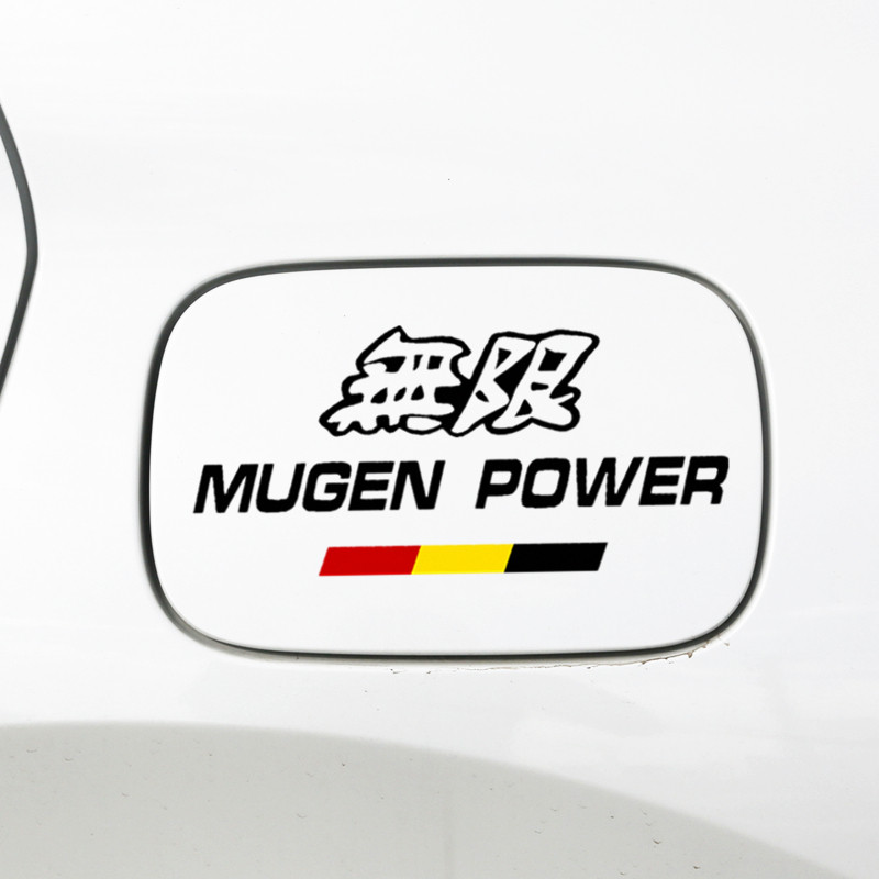 Car Stickers Mugen Power Honda Reflective Decoration For Fuel Tank Cap ...
