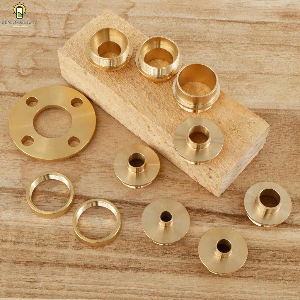 11 Pcs Brass Router Template Bushing Guide Set Precision Router Guide ...