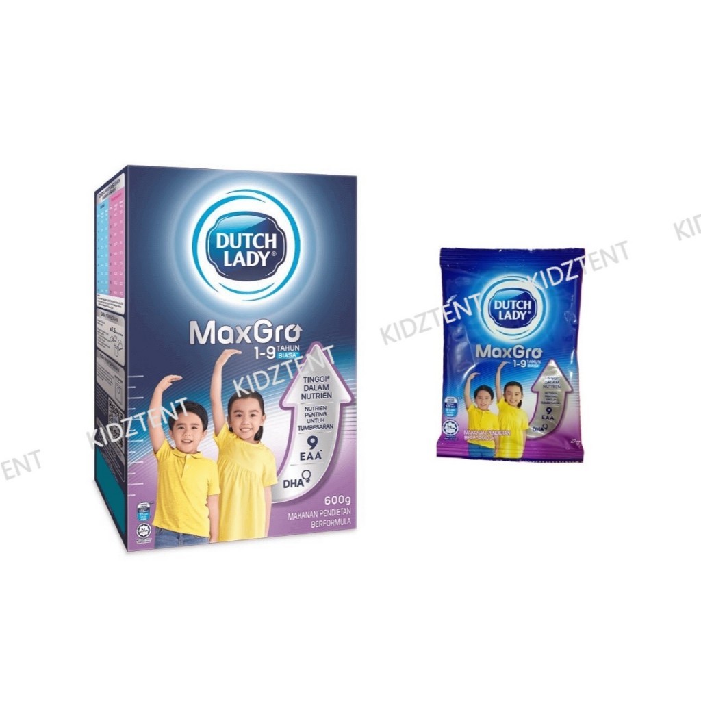 DUTCH LADY MaxGro Plain 27g / 600g (1-9years) | Shopee Malaysia
