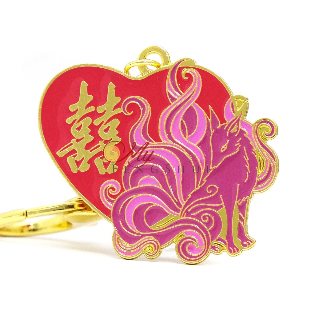 Feng Shui Nine 9 Tailed Fox Love Amulet | Shopee Malaysia