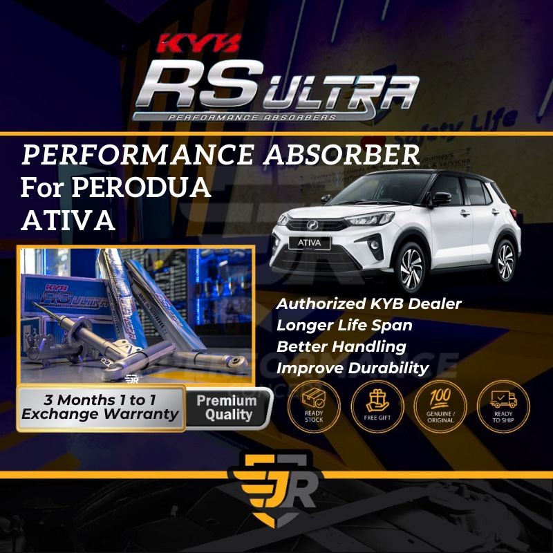 ORIGINAL KYB KAYABA RS ULTRA Front Rear Shock Absorber Adjustable Perodua Ativa Suspension Kyb ...