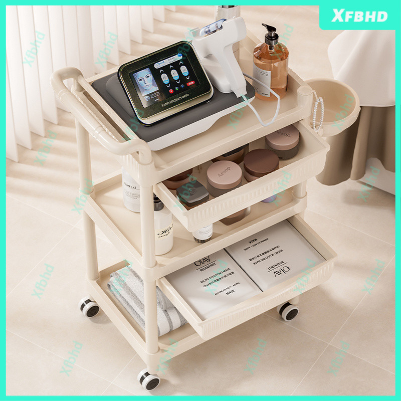 Beauty Salon Dedicated Trolley Medical Mobile Hairdressing Rack Shaping ...