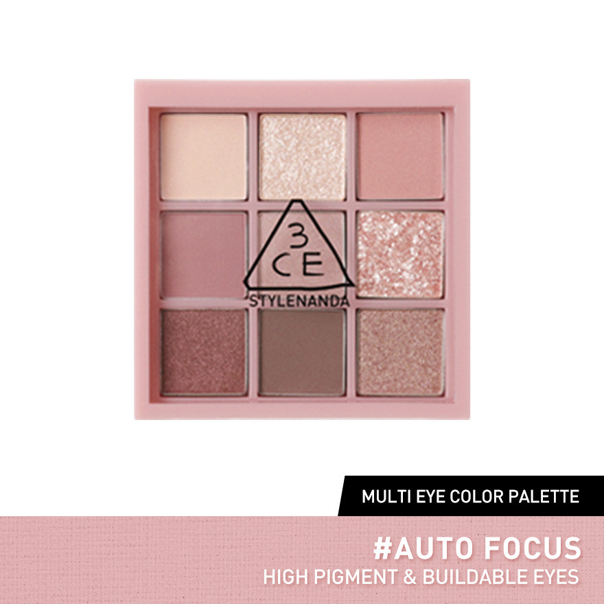 3CE Multi Eye Color Palette Auto Focus | Shopee Malaysia
