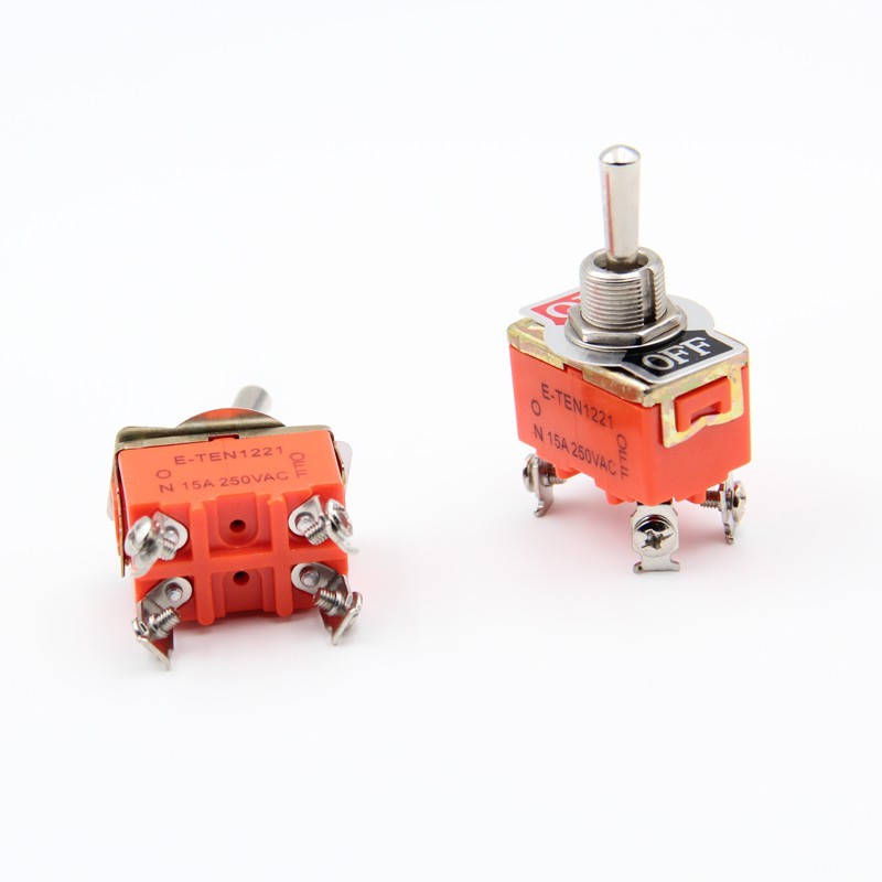 E-TEN 1221 ON/OFF/ 4 Pin 15A 250VAC Toggle Switch - ES-1221 | Shopee ...