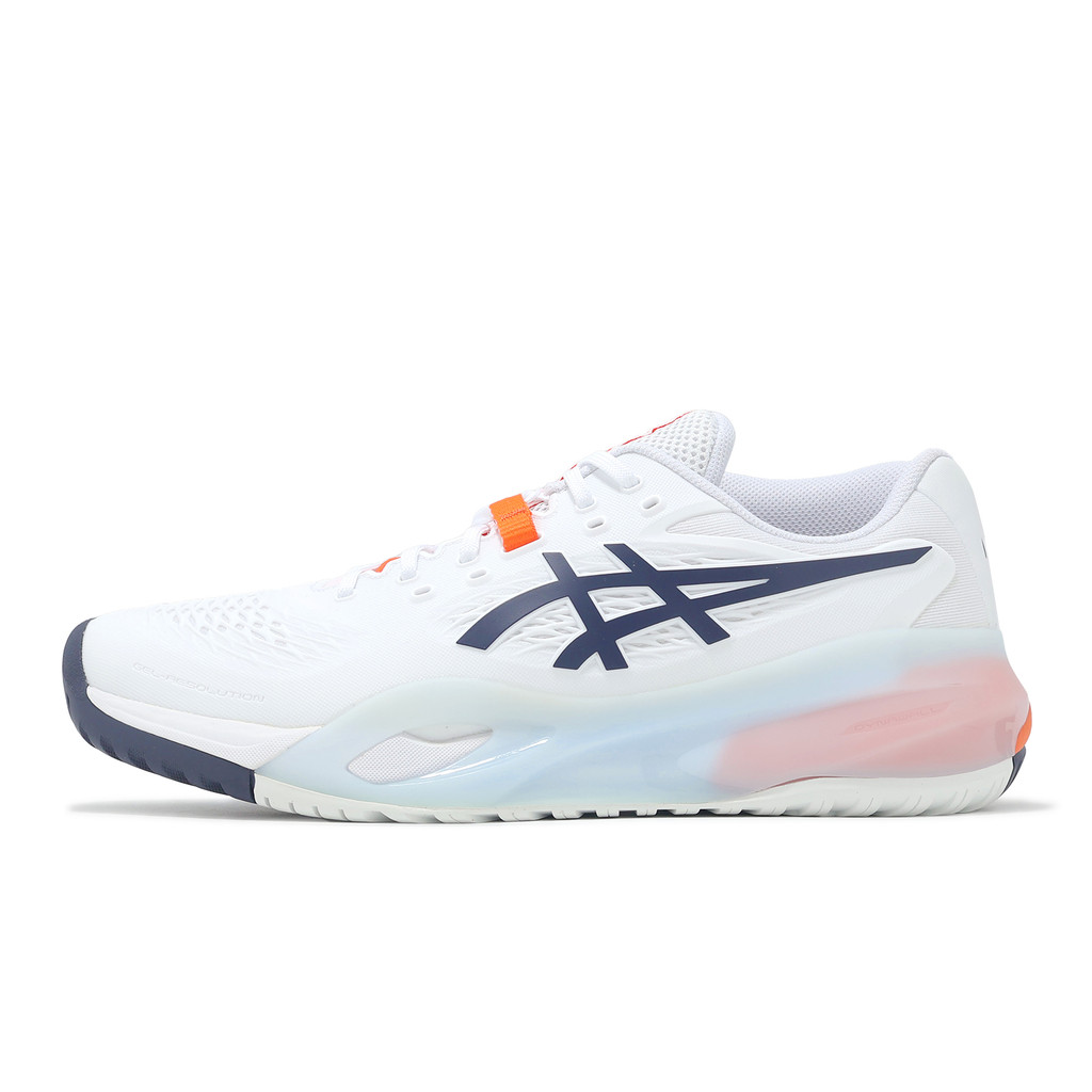 Asics Tennis Shoes GEL-Resolution X Men's White Blue Macau Color ...
