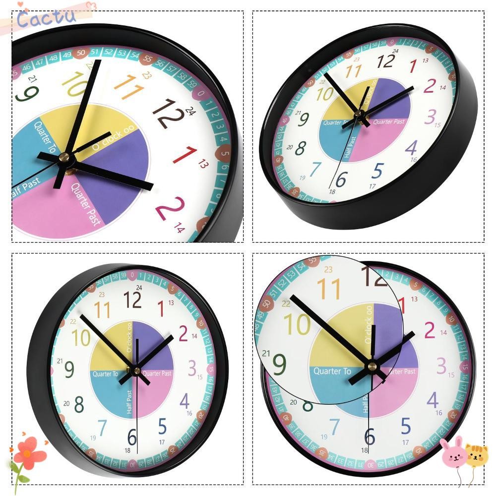 FACC-H Educational Teaching Clock Kids Learn to Tell Time Easily Kids ...