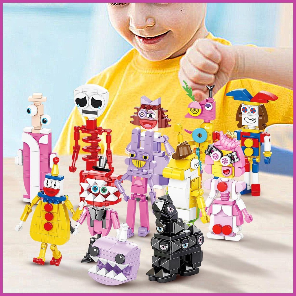 For The Amazing Digital Circus Building block Figure Building Block ...