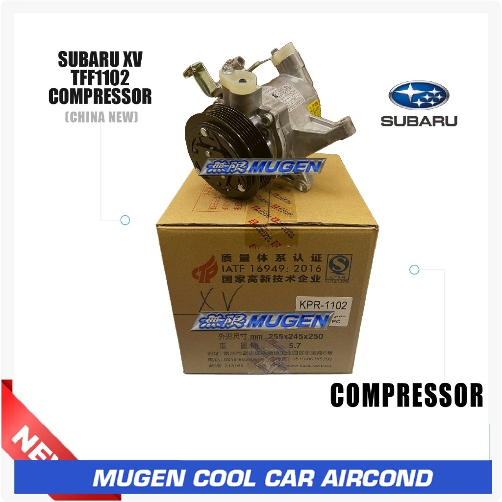 MGC TFF NEW SUBARU XV COMPRESSOR TFF1102 | Shopee Malaysia