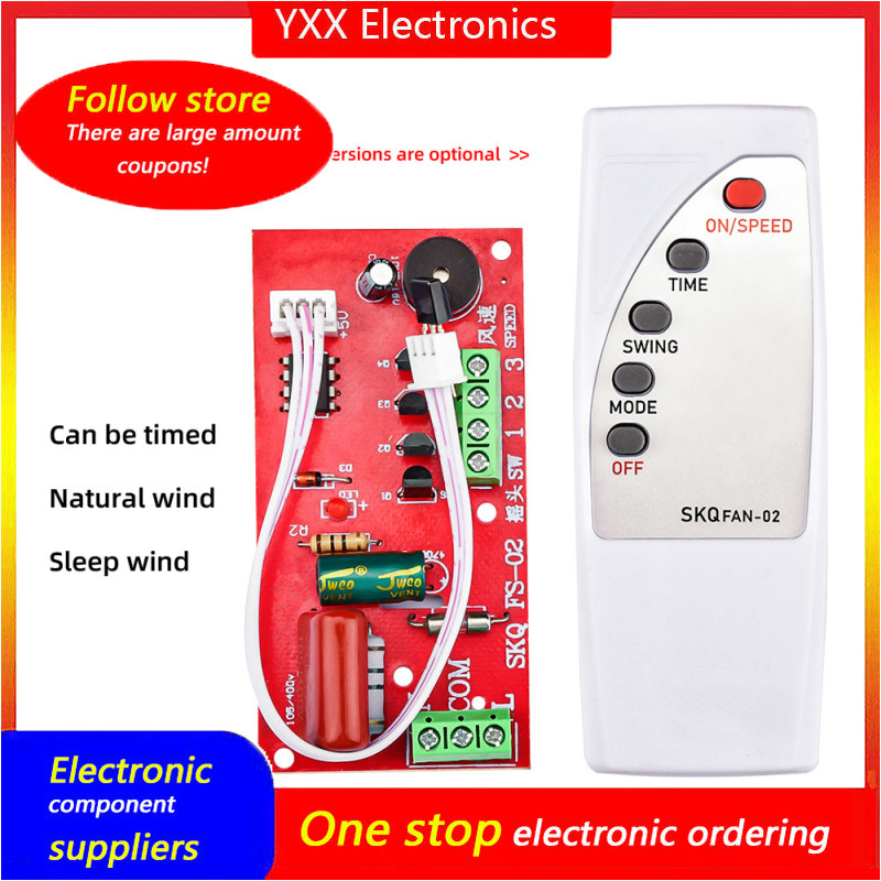 Universal Fan Remote Control Modification Board Circuit Board Control ...