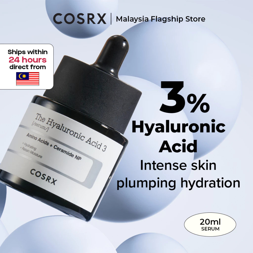 COSRX The Hyaluronic Acid 3 Serum 20ml | Shopee Malaysia