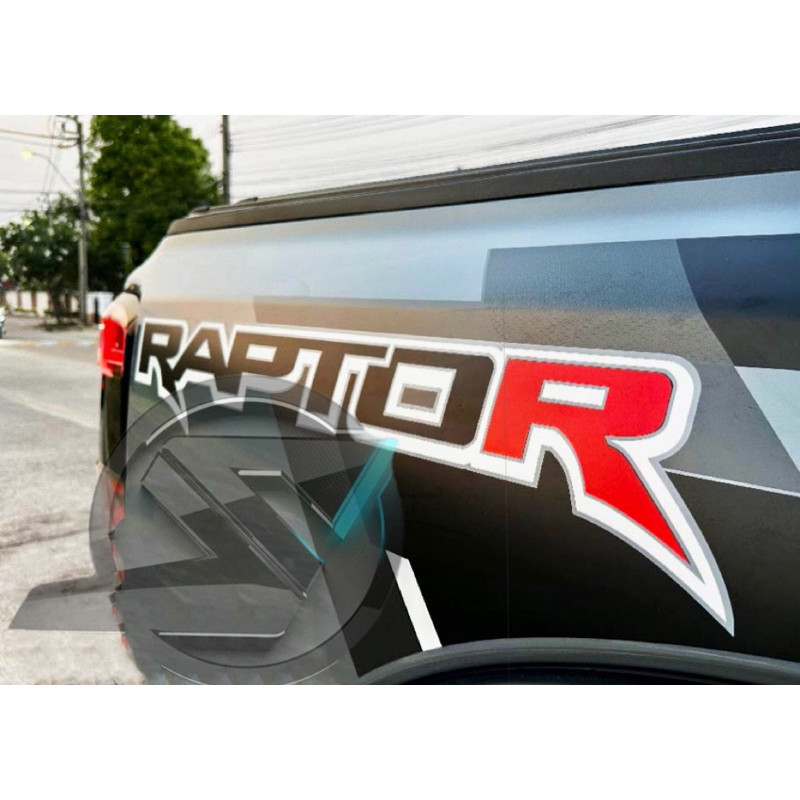 (Ready Stock) S1163# 2pcs Ford Ranger Raptor R-Red Design Car Body ...