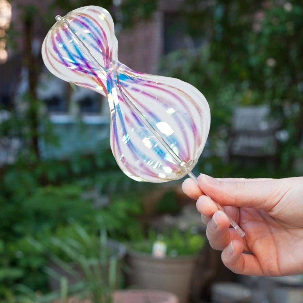 Colorful Rainbow Twirler for Kids Wands Carnival Toys Party Bubble ...