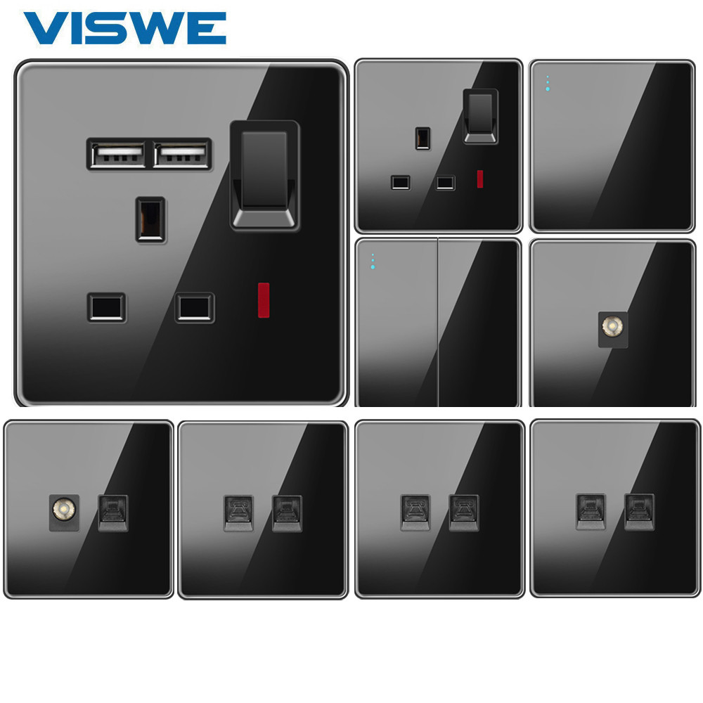 VISWE | wall socket | power socket | usb socket | double socket | wall ...