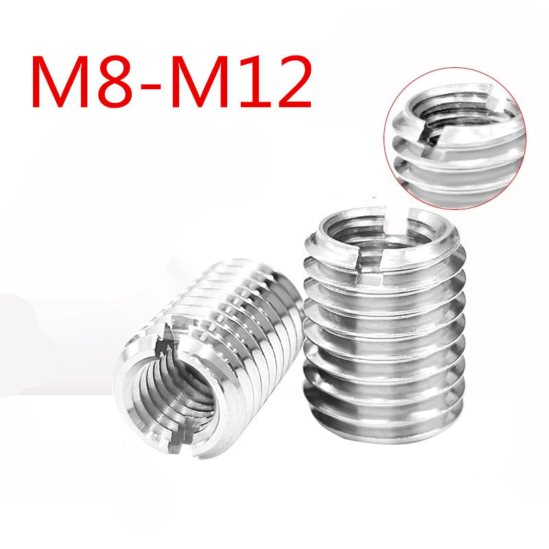 304 Stainless Steel Inner Outer Thread Nut Thread Slotted Braces M8 ...