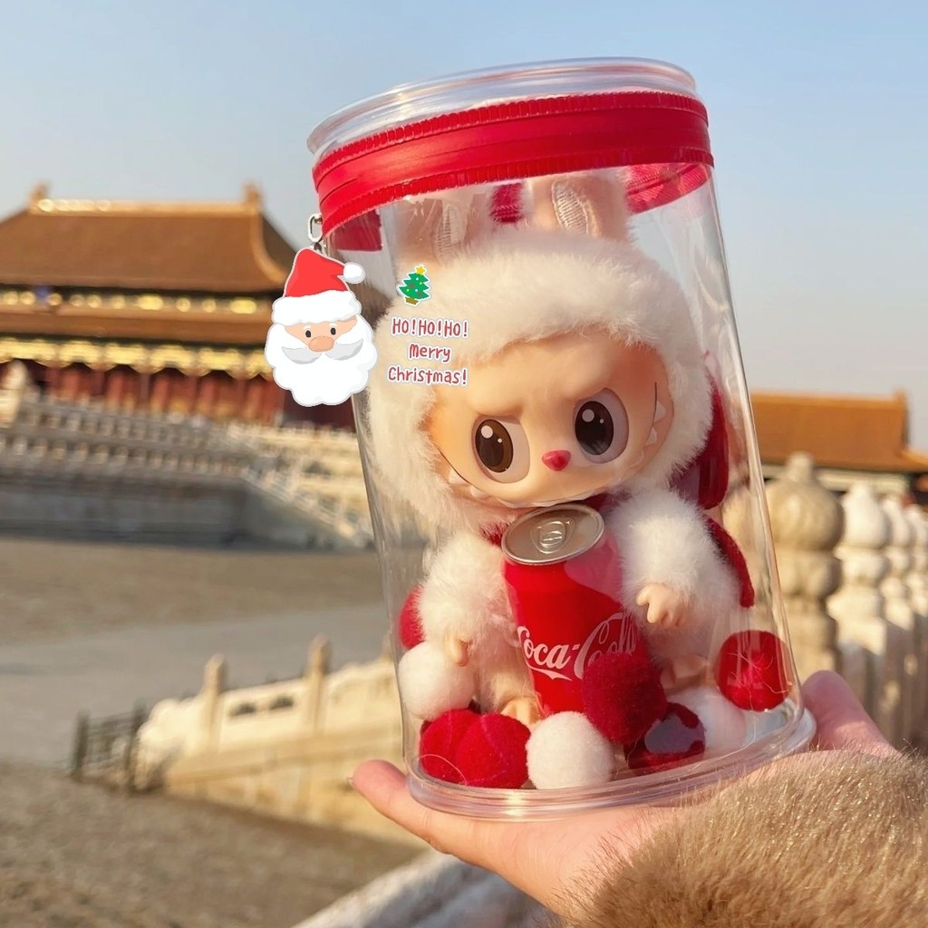 Anti-dust Cover Dust bag, Straw labubu dust coverlabubu Coca-Cola Vinyl Protective Cover labubu ...