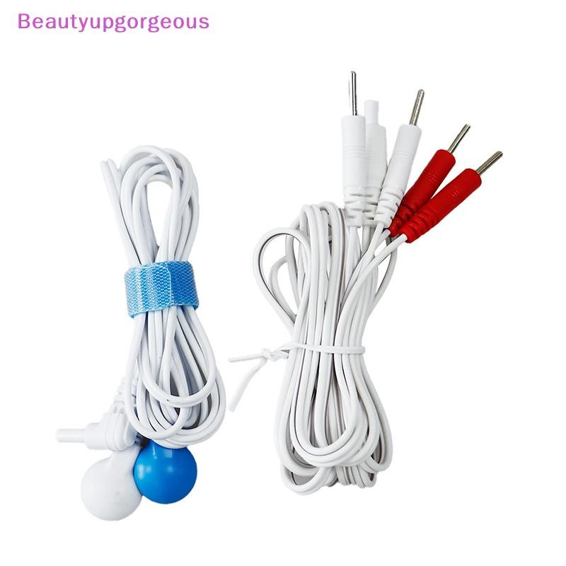 Beautyupgorgeous Electrode Wire Snap Connection Electrode Pad Cable For ...