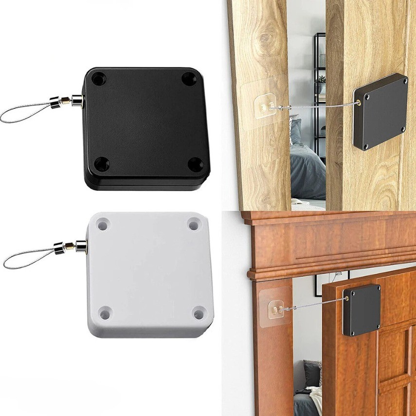 Safe Doors Hardware Door Closer Home Tension Closing Device 1200g ABS ...