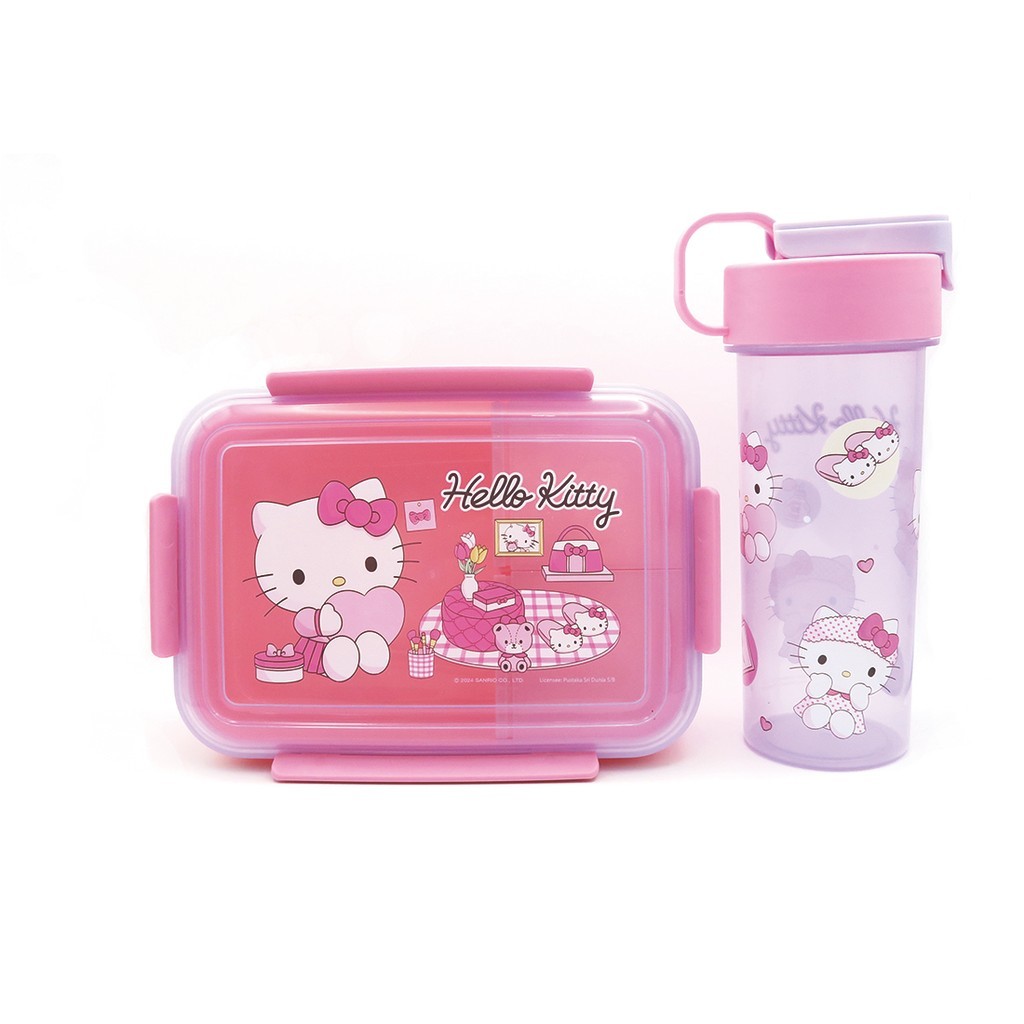 Hello Kitty Cute Lunch Box Set (9916) | Shopee Malaysia