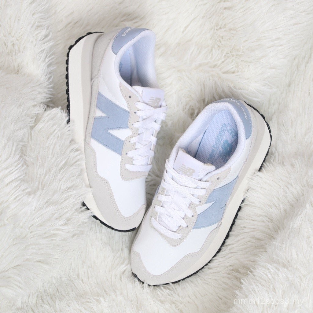 Baki baru 237 putih kelabu biru ungu Retro tebal tunggal wanita kasut ...