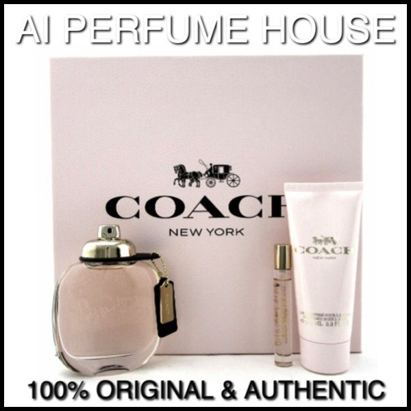 Coach Eau de Parfum 2024 Christmas Gift Set 90ML+7.5ML+Body Lotion ...