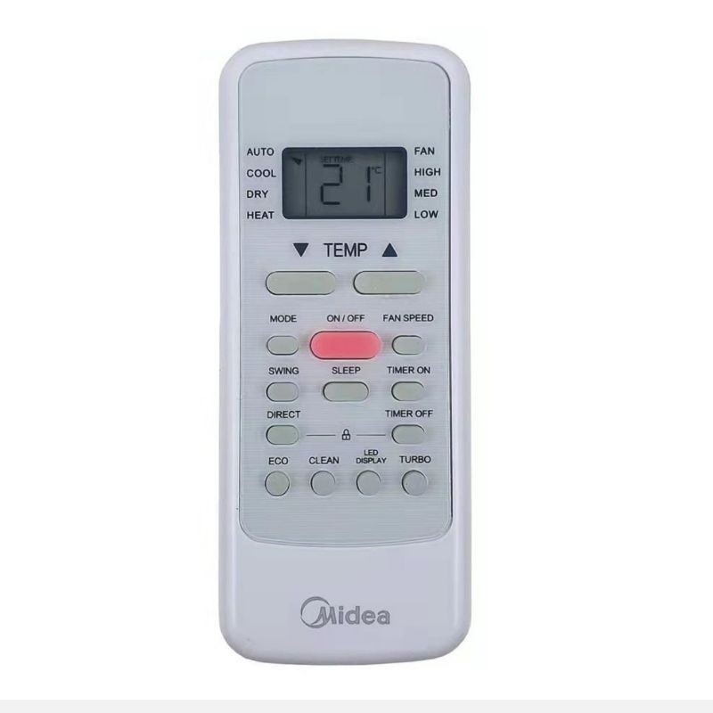 Midea Aircond Remote Control original RG51A Compatible With R51I4/BRB ...