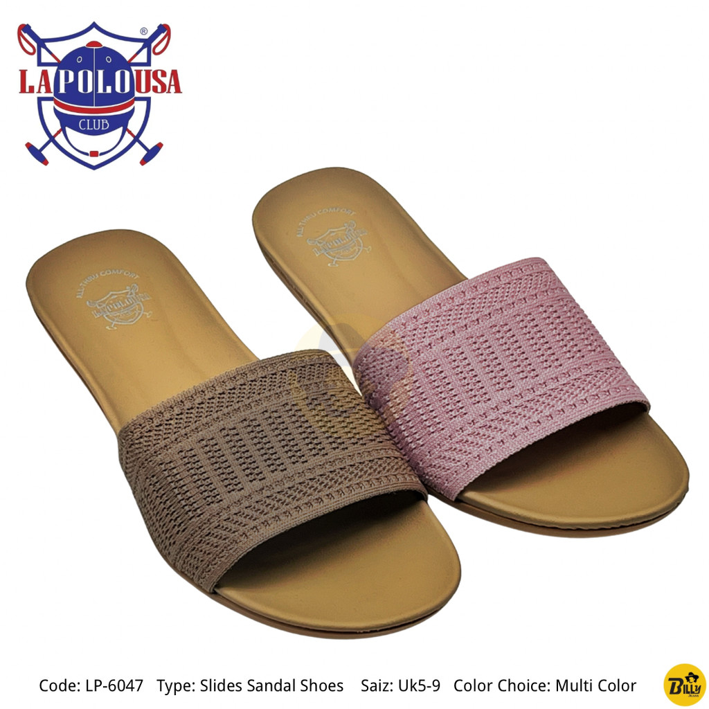 LA POLO Brand Ladies Comfort Casual Slides Sandal Shoes ( LP-6047 ...
