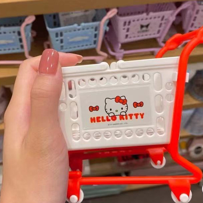 [SHNZCC] Cartoon Cart Storage Baskets Cute Anime Sundry Basket ...