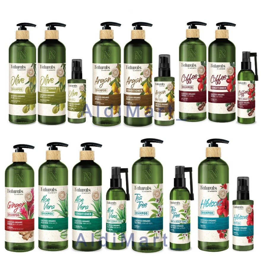 [Not a Set] Naturals by Watsons Shampoo / Conditioner / Hair Tonic ...