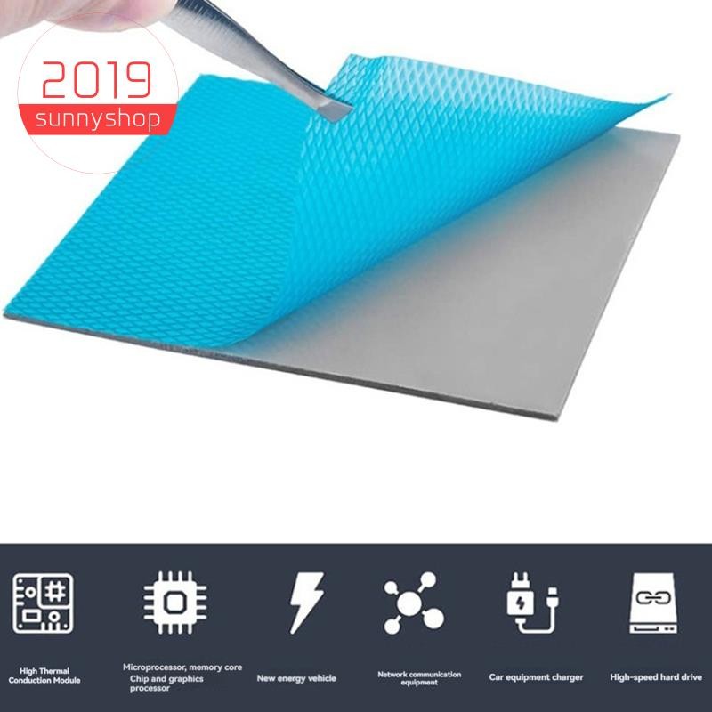 21W/ Graphics Card Cooling Thermal Pad CPU GPU Motherboard Heat Dissipation Silicone Grease ...