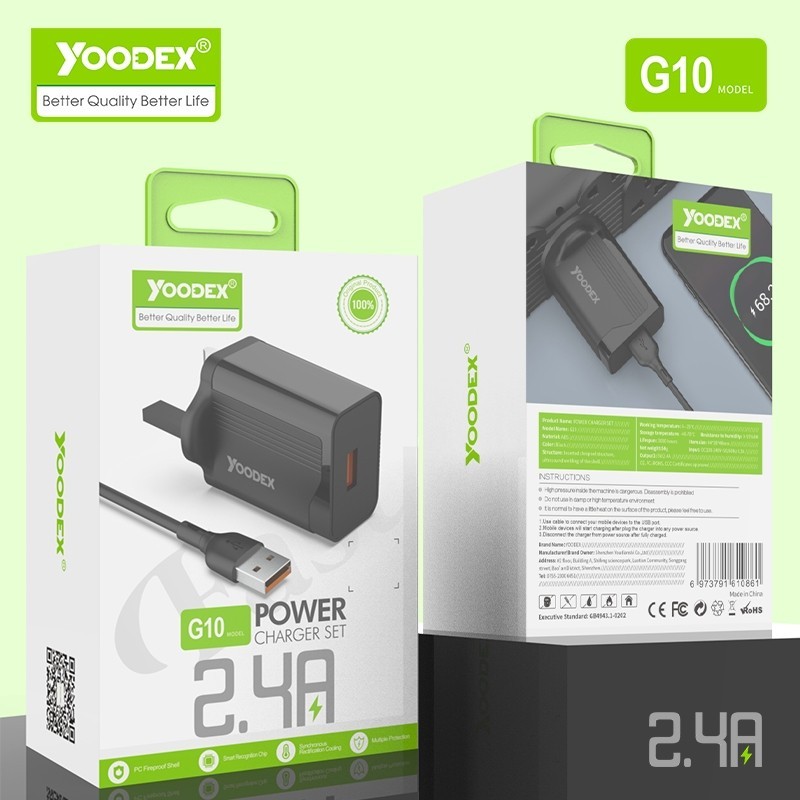 YOODEX G10 universal charger - provides stable power for all devices ...