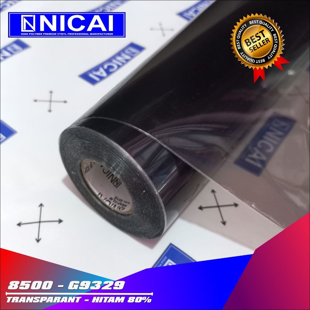 HITAM Nicai 8500 - G329 Scotlite Black Transparent Motorcycle Light 80% ...
