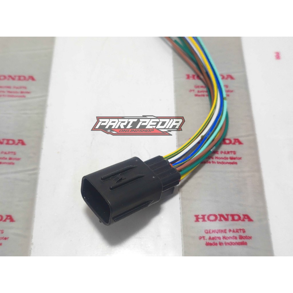 Original honda PCX 150 160 male headlamp pin 10 socket cable | Shopee ...