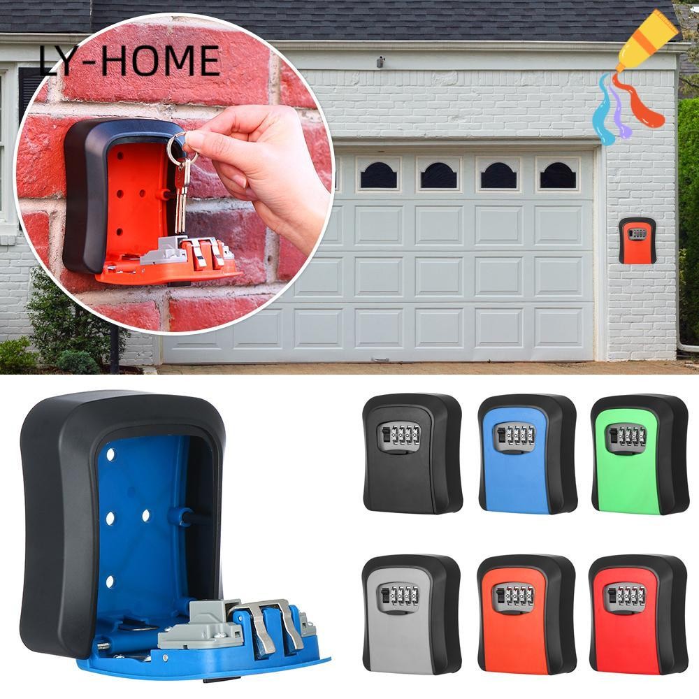 LY-HOME Key Box Weatherproof Wall Mounted Indoor Outdoor Safe Boxs ...