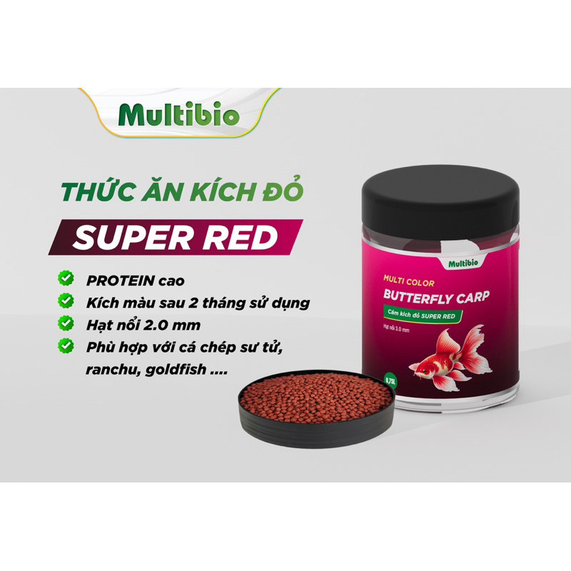 Red Bran for Lion Carp, Phi Tan, Ranchu – Super Red Floating Seeds (0 ...