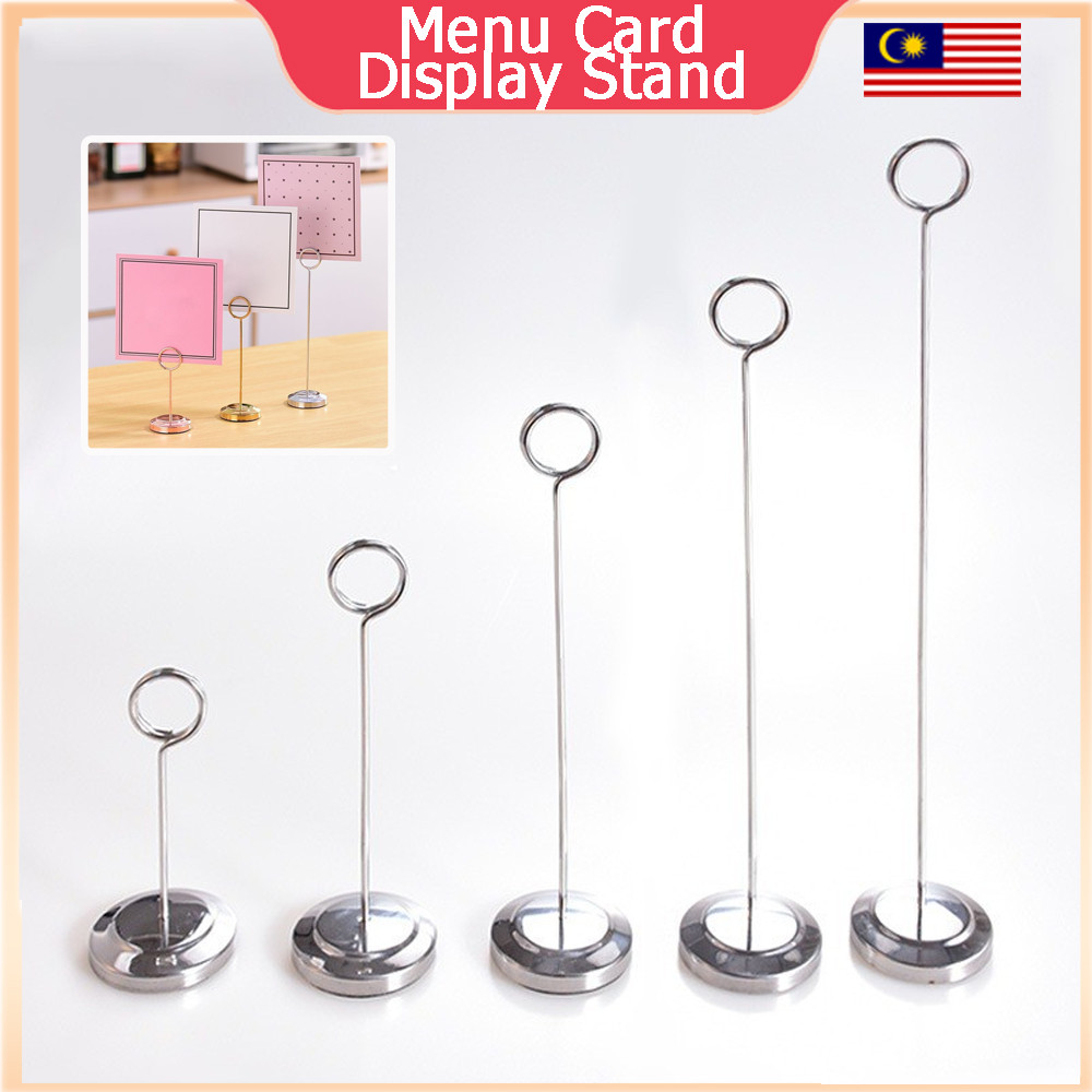 20/25/30cm Stainless Steel Restaurant Vip Menu Stand/Table Vip Menu ...