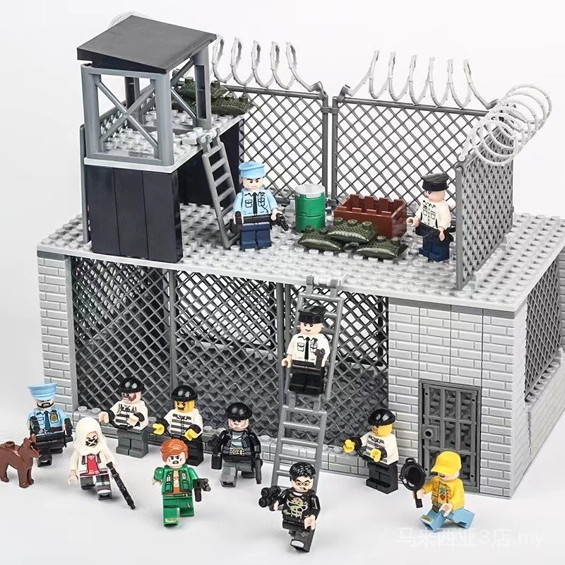 Compatible with Lego MOC Prison Wind Venue Dungeon Police Police ...