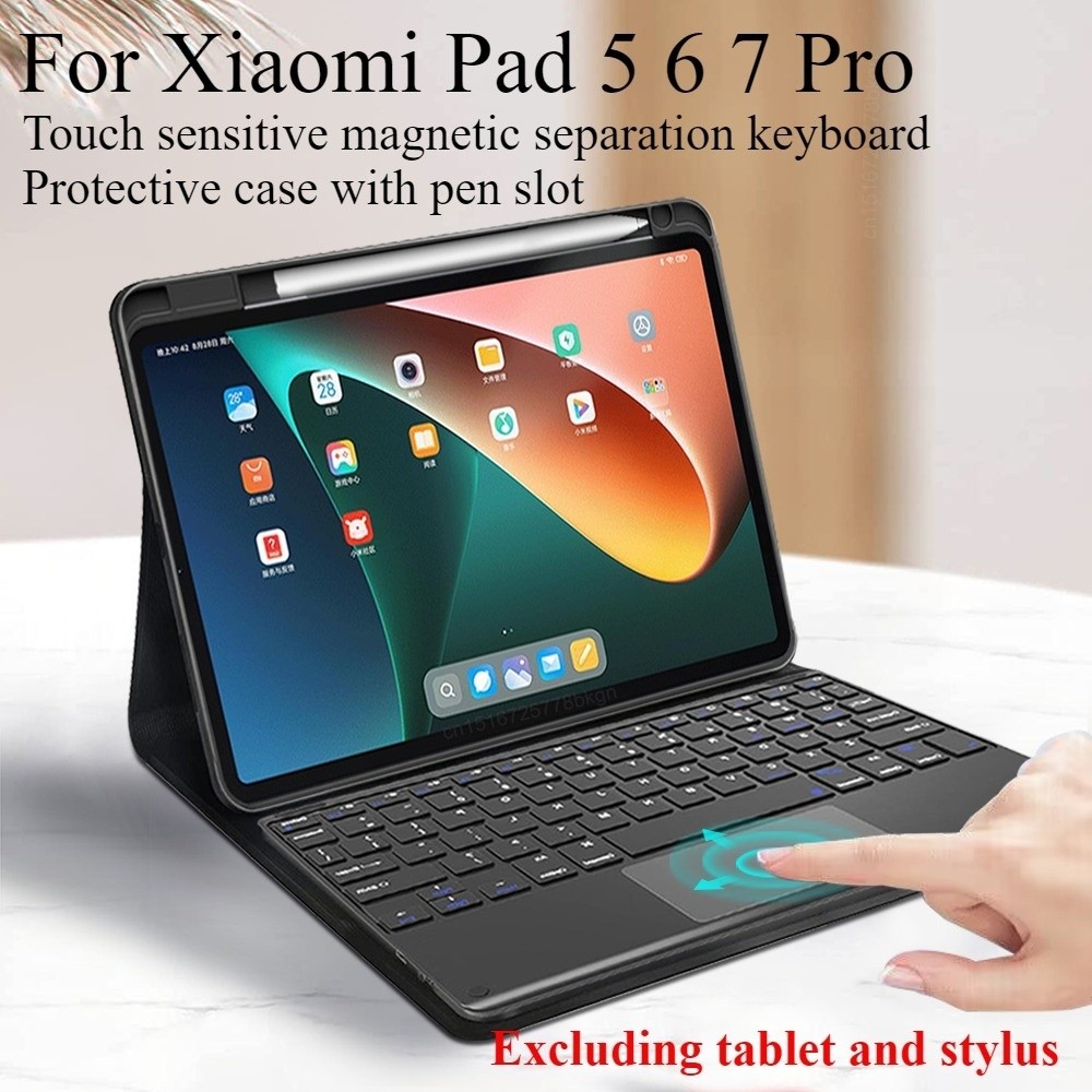 Keyboard Case For Xiaomi Mi Pad 5 6 7 Pro Keyboard Cover For Xiaomi Pad ...