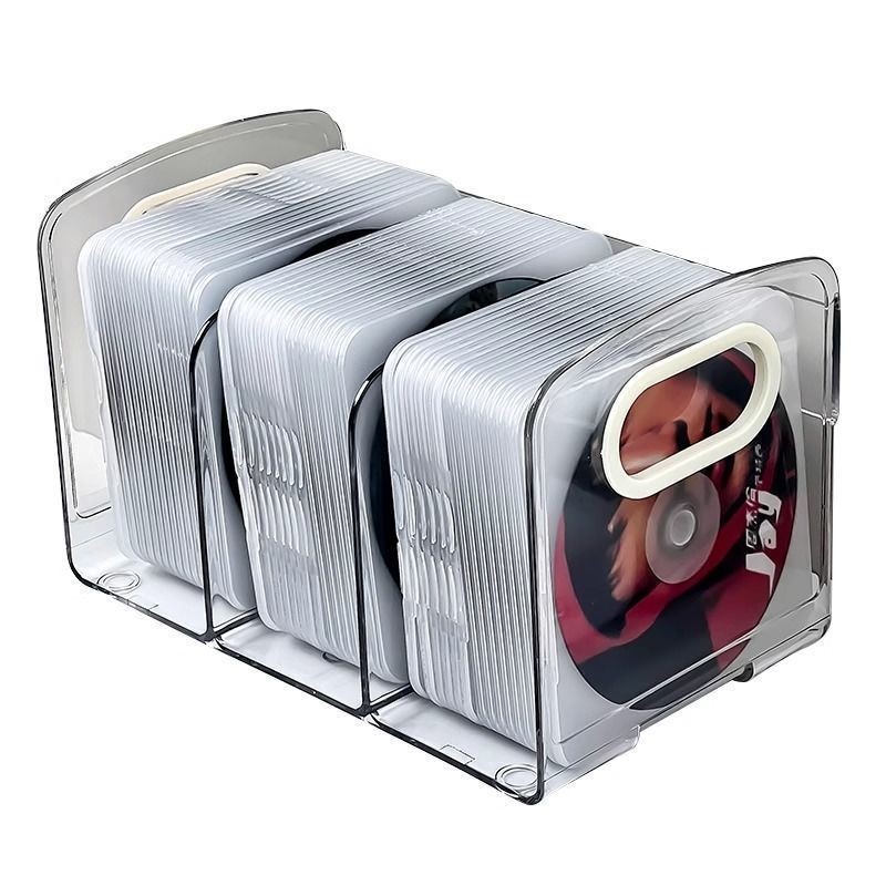 C cd Storage Box Separate Desktop Acrylic Display Stand Display cd Disc ...