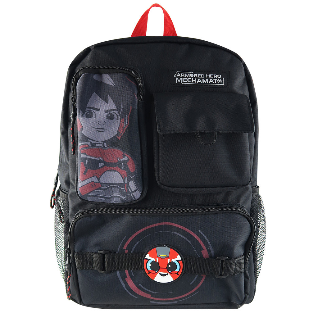 Mechamato Armored Hero Primary / Teen Backpack (9841) | Shopee Malaysia