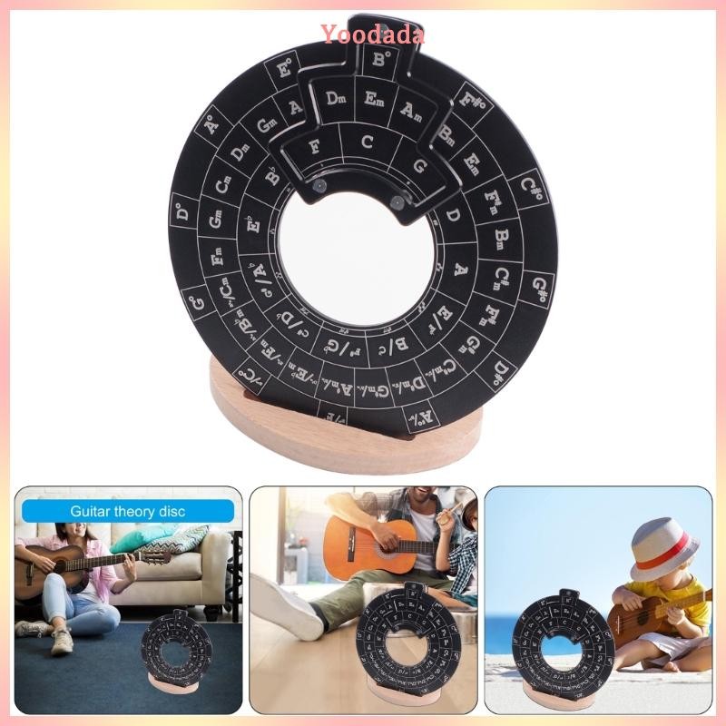 Yoo Circles of Fifths Wheel With Base Guitar Learning Tool Guitar Chord ...