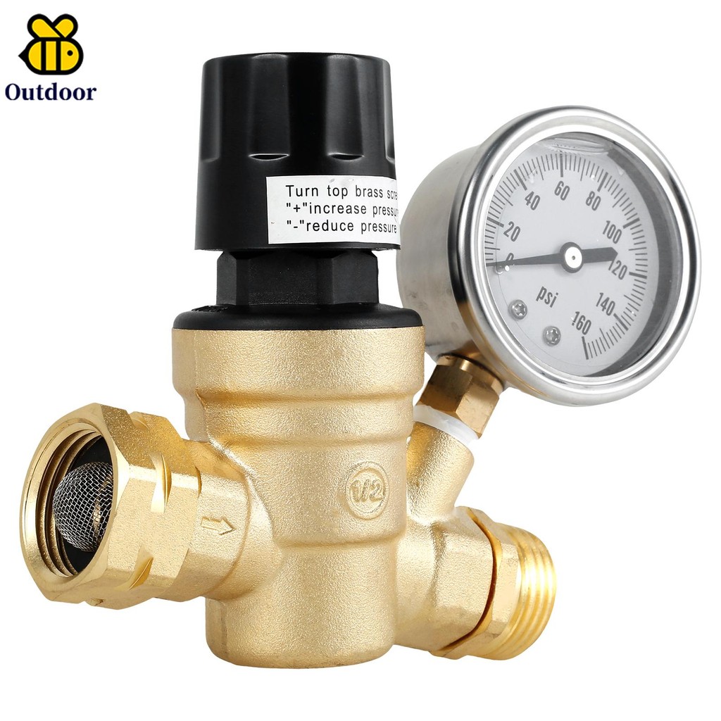 RV Water Pressure Regulator Professional Pressure Reducing Valve with ...
