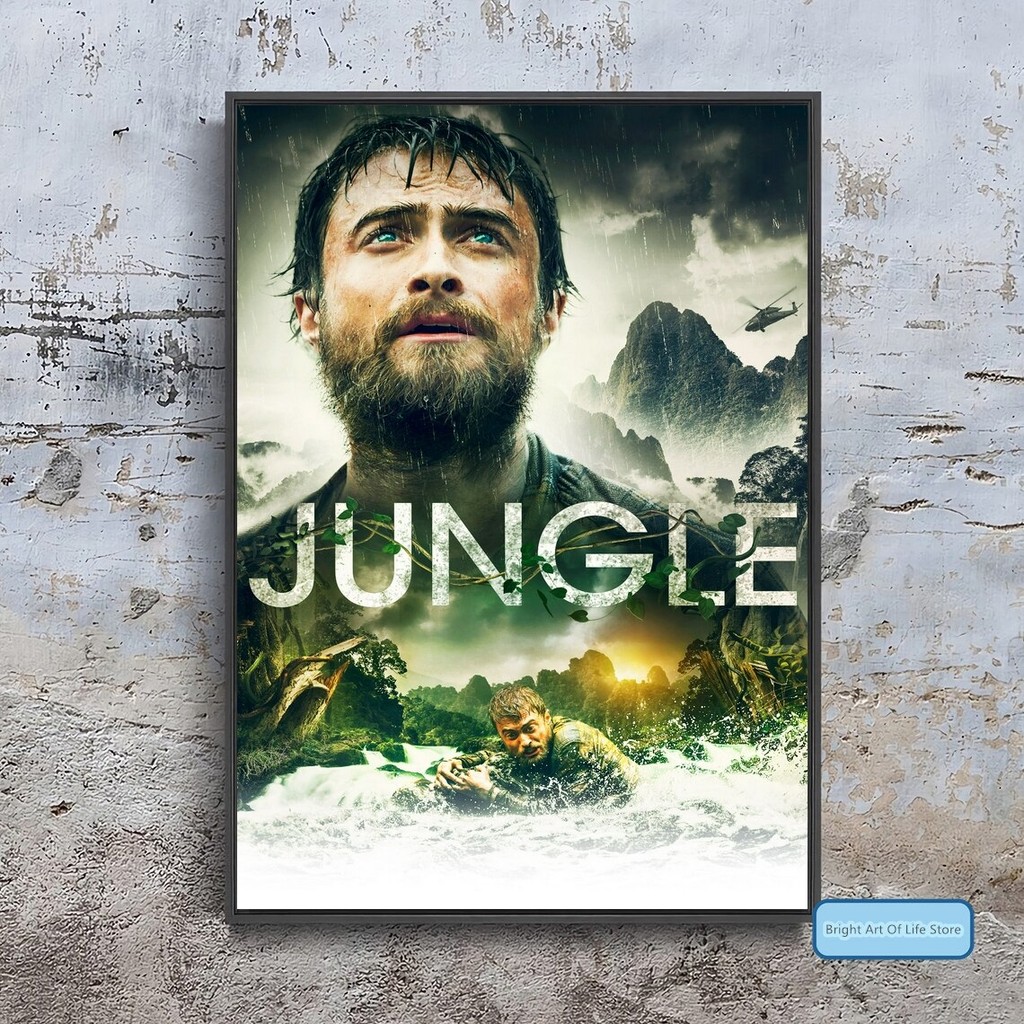 Poster Filem Jungle 2017 Cetakan Kanvas | Hiasan Dinding Seni Warna ...