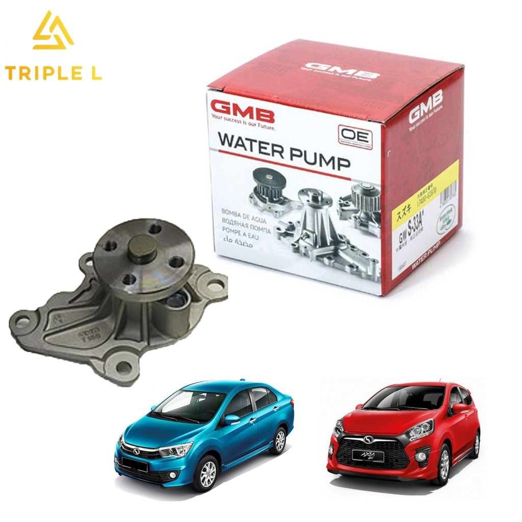 ORIGINAL GMB WATER PUMP PERODUA AXIA BEZZA 1.0 (GWT-159A) | Shopee Malaysia