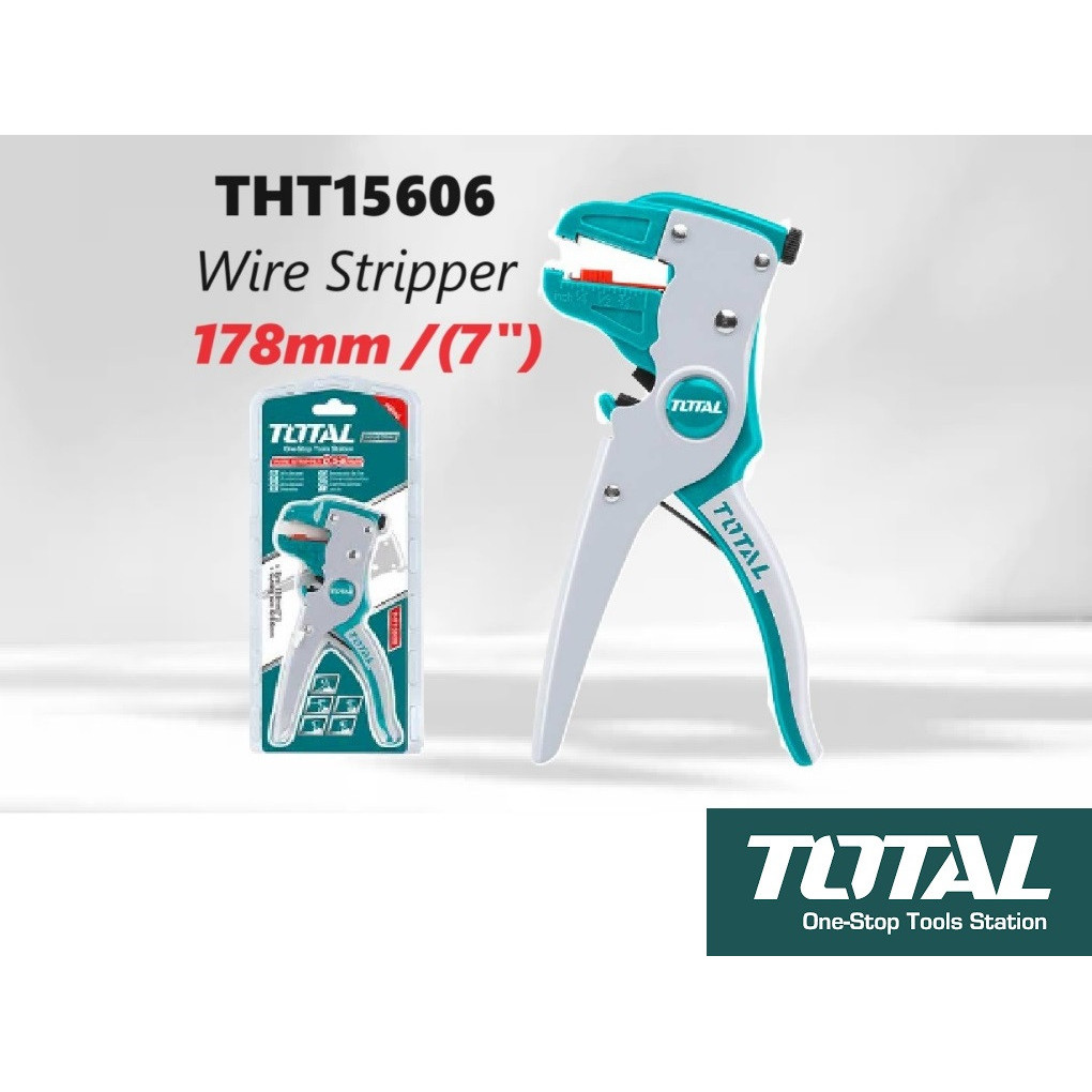 TOTAL THT15606 7" Wire Stripper With Cutting Function | Shopee Malaysia
