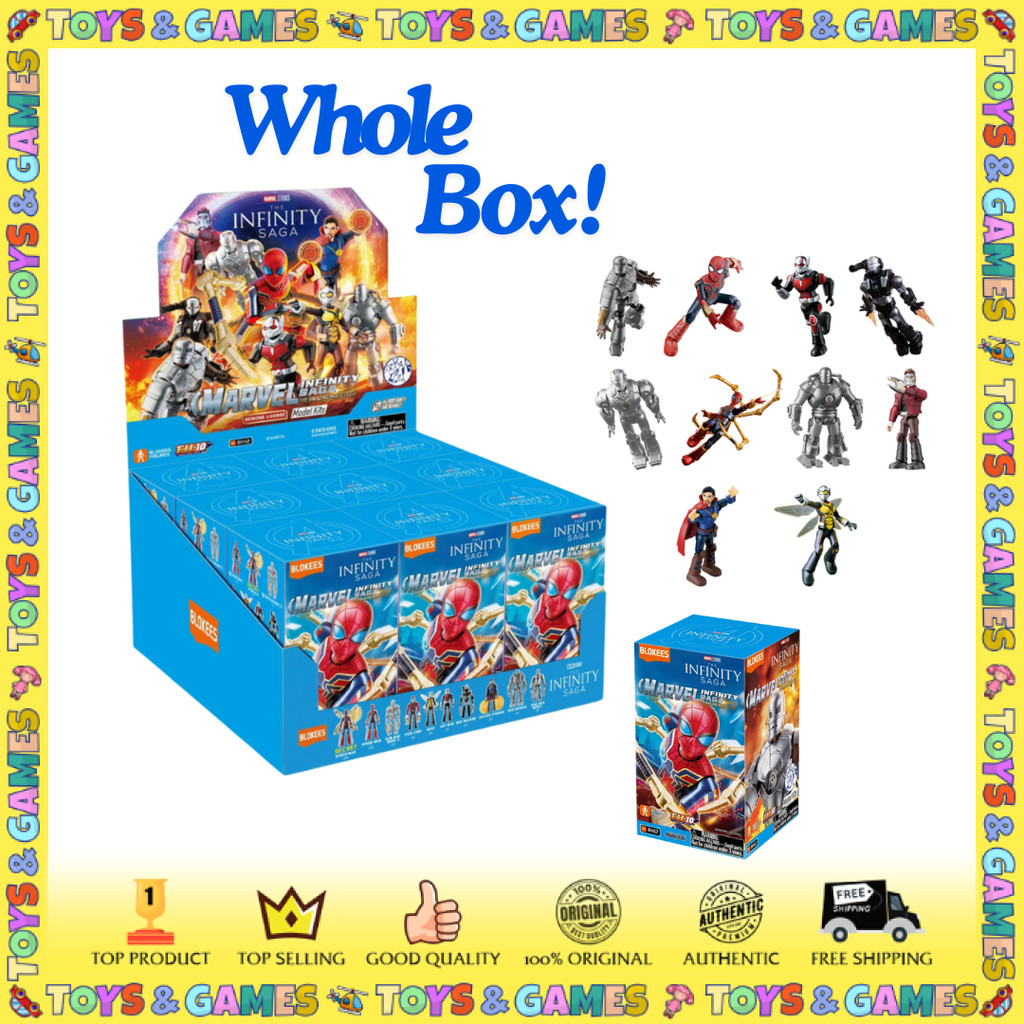Blokees Marvel Infinity Saga1 Set Blind Box Galaxy Version 02 Iconic ...