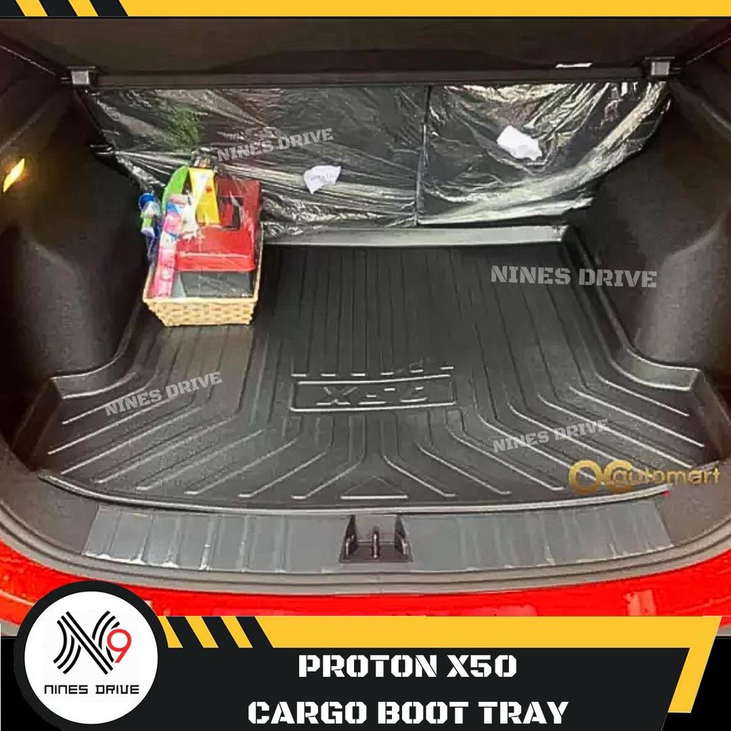 Proton X50 BOOT TRAY / Rear Cargo Boot Trunk Tray Mat | Shopee Malaysia