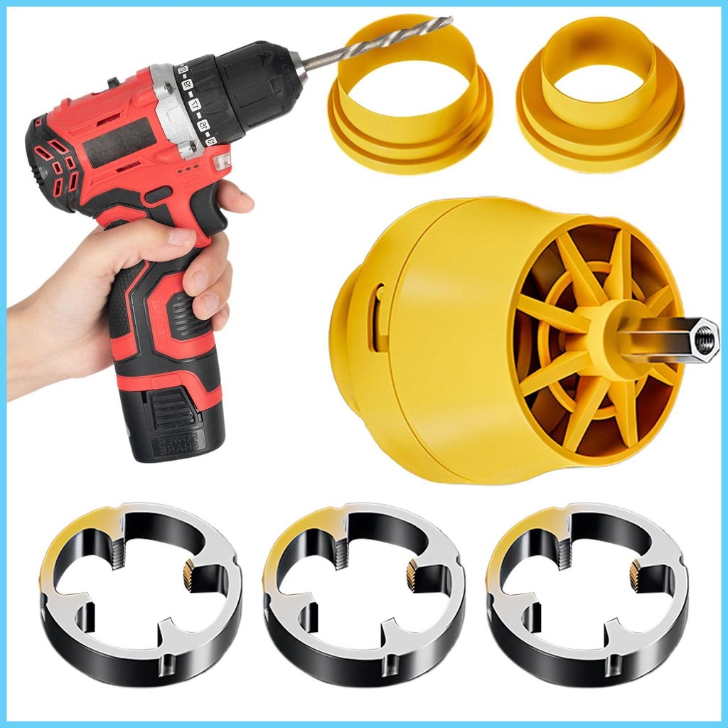 PVC Pipe Threader PVC Pipe Threader Set Pipe Tap Die Set Electric Drill ...