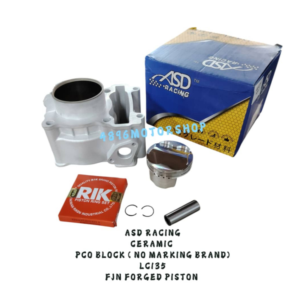 ASD RACING LC135 LC 135 CERAMIC RACING BLOCK SET ( NO COP ) FORGED ...