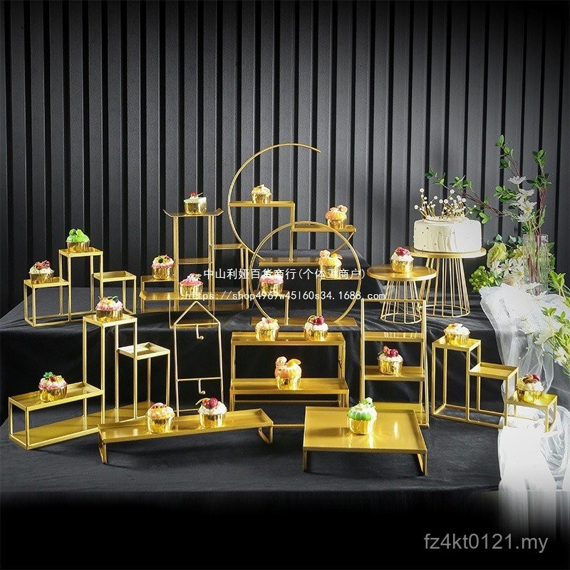 Set Table European Cake Decoration Tea Break Wedding Cold Food Display ...
