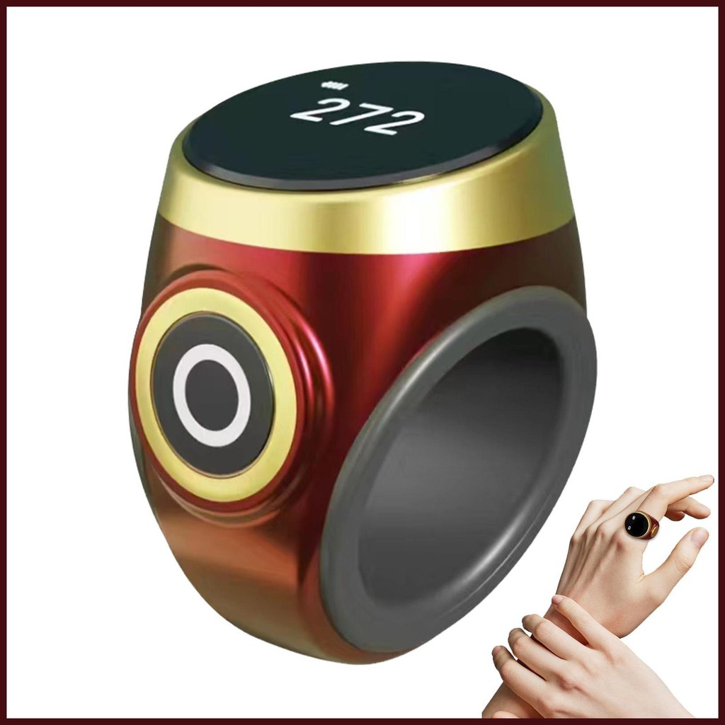 Finger Counter Ring Rechargeable Adjustable Counter Ring Touch ...